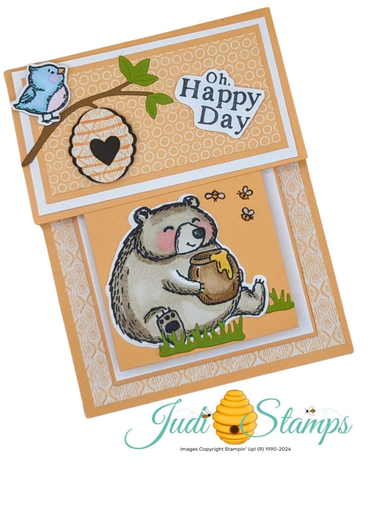 How to make a Double Flap Card - Judi Stamps